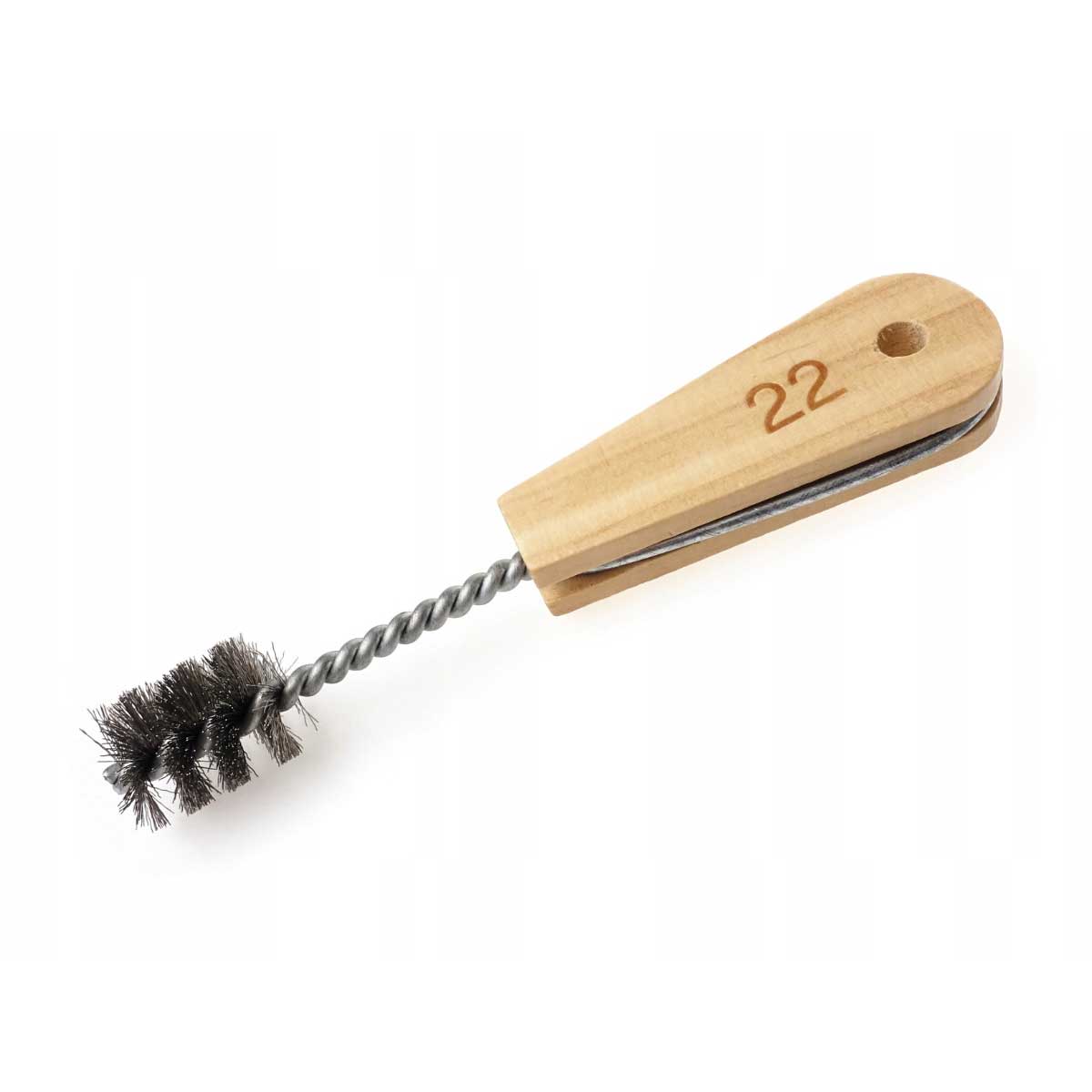 Wire brush for pipe store