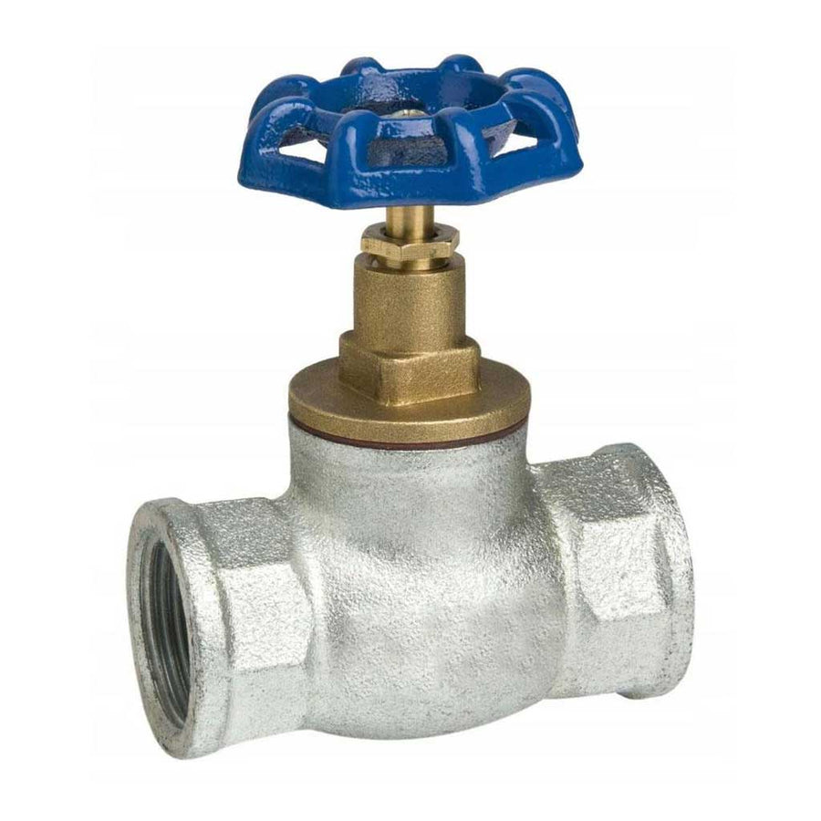 Inline Screw Gate Valve Cast Iron Water Flow Regulator 1/2-2