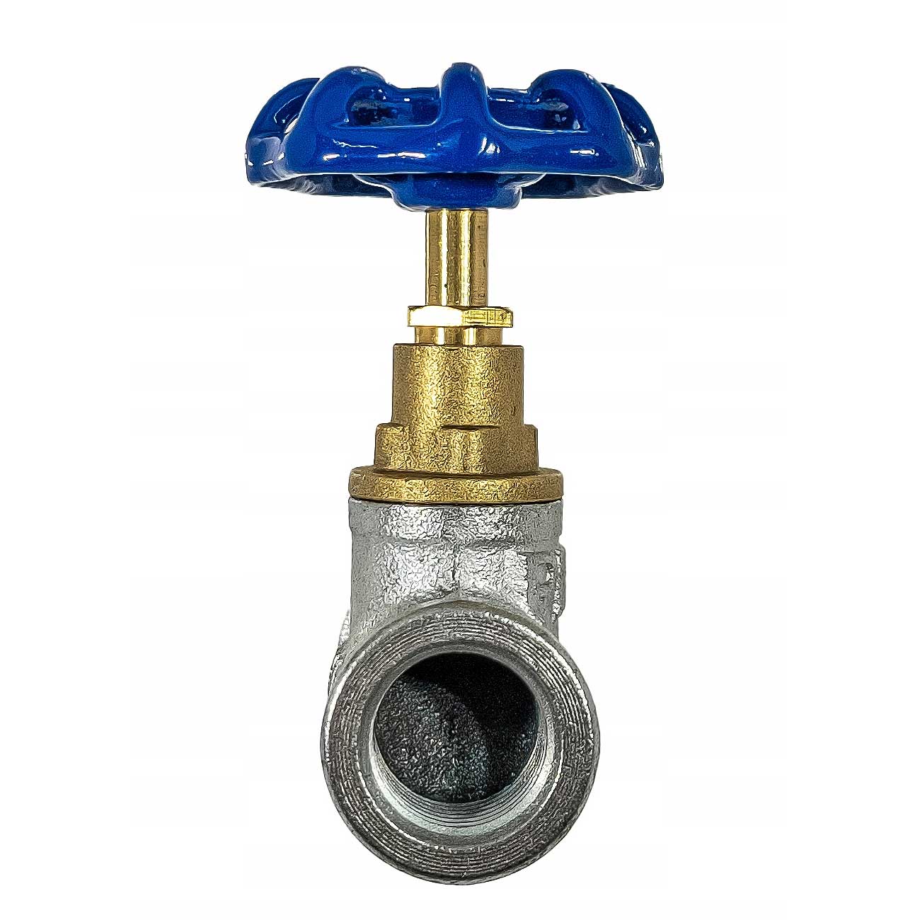 Inline Screw Gate Valve Cast Iron Water Flow Regulator 1/2-2