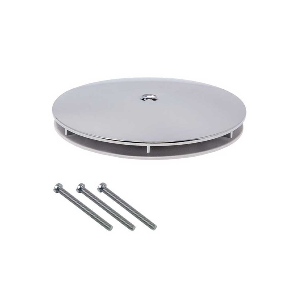 Shower Drain Cover Wirquin 30719719 Slim Chromed Plastic